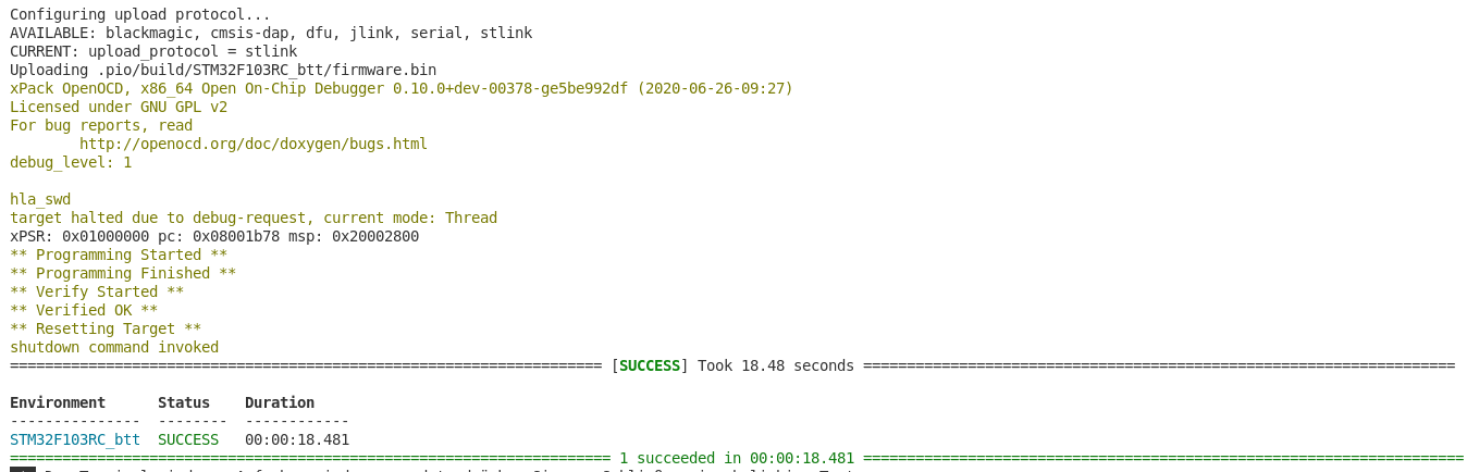 Upload Marlin Firmware With ST Link To BTT SKR MINI E3 V1 2 Not Working