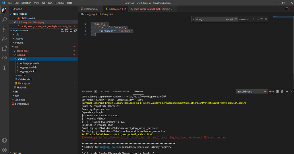 Include multiple folders in library.json - Libraries - PlatformIO Community