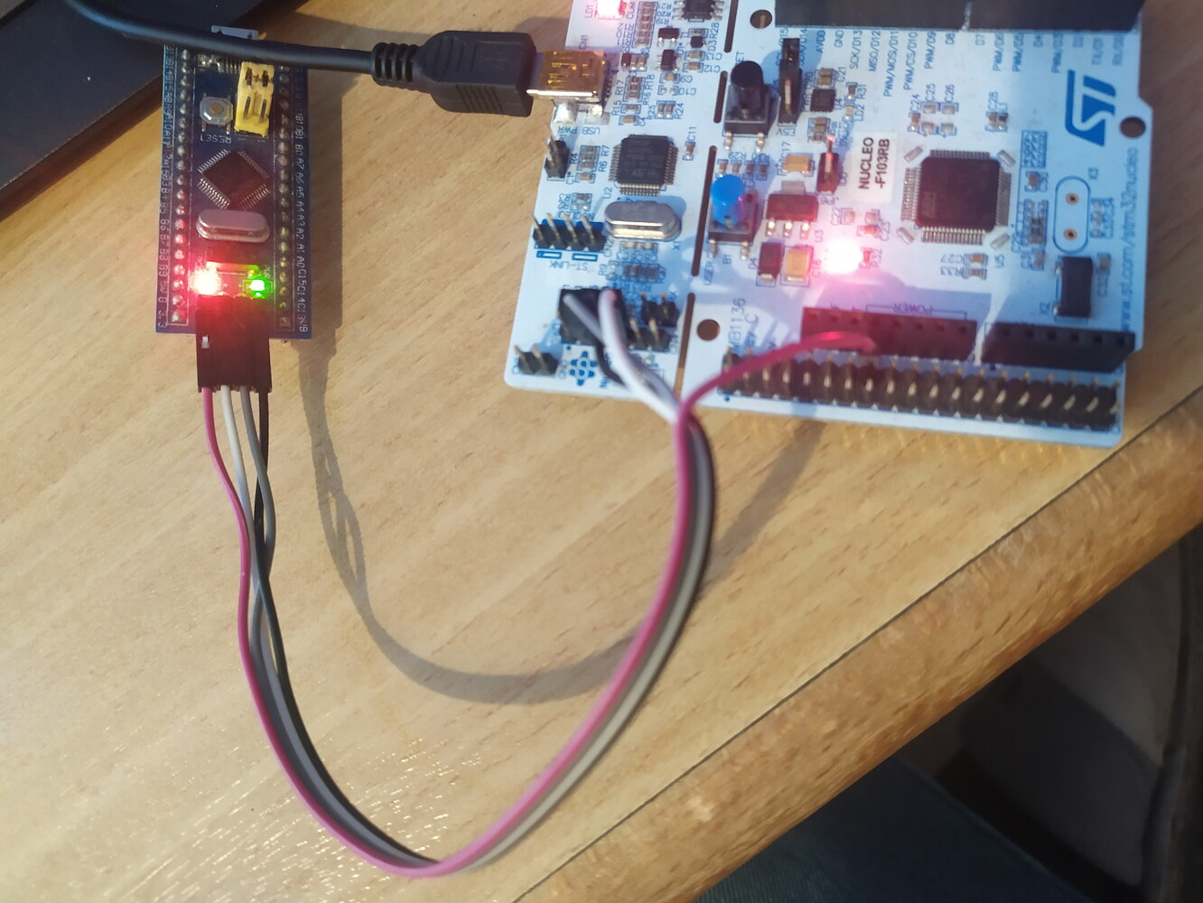 (SOLVED) Cannot Upload to STM32F103 "BluePill" using ST Link on Nucleo ...