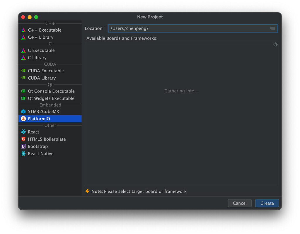 Always Gathering Info when building a new project in Clion - clion ...