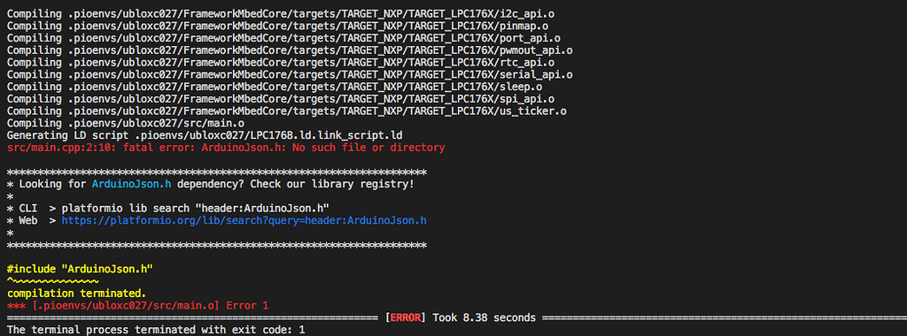 Mbed funny issues : ArduinoJson, CMSIS-core and others - PlatformIO ...