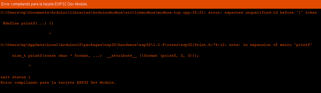 Esp32 Modbus Tcp Ip Protocol Over Ethernet Platformio Community