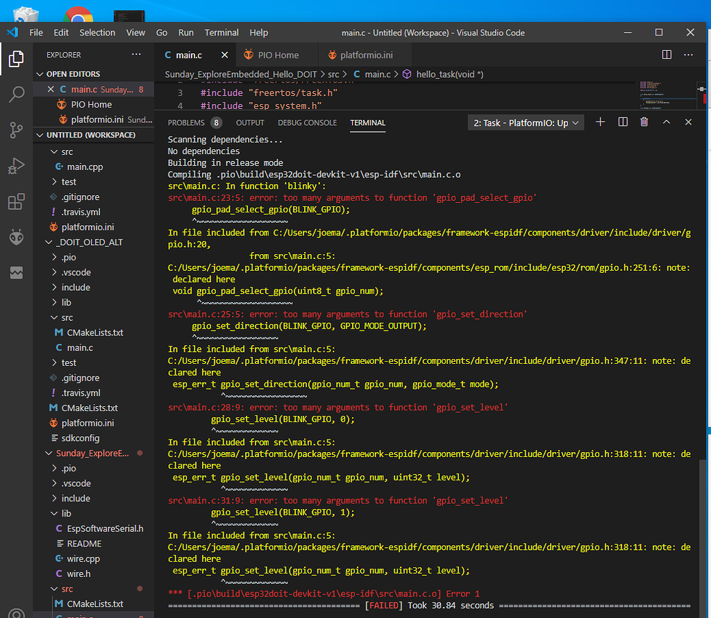 Too many arguments now? - PlatformIO IDE - PlatformIO Community Too many arguments now? - PlatformIO IDE - PlatformIO Community