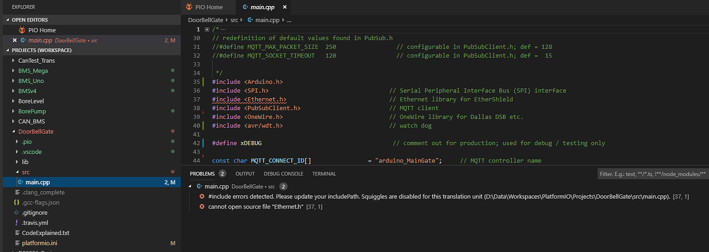 Pio Vscode Arduino Uno No Etherneth Platformio Community 4289