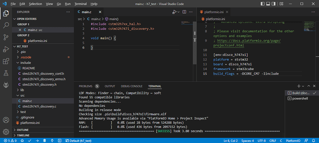 Is STM32H747I-DISCO BSP compatible with stm32cube framework ...