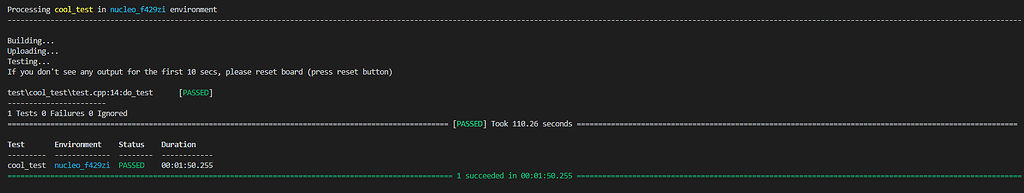 Pio Test Doesn T Run Properly When Upload Using Serial Port Platformio Community