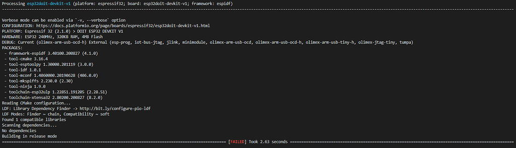 Unable to build and upload SPIFFS filesystem image with framework esp ...